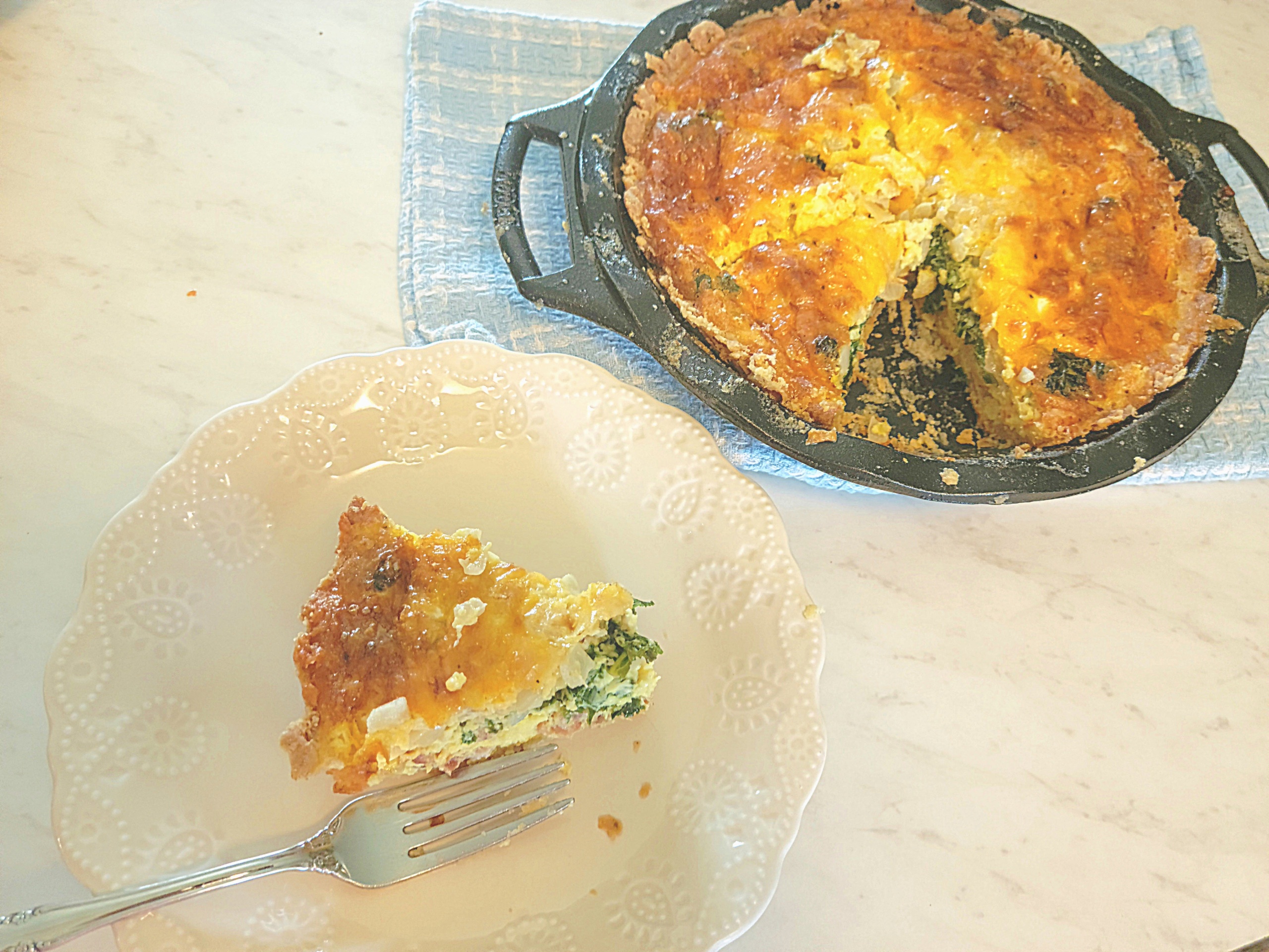Farmhouse Quiche - Dark Family Homestead